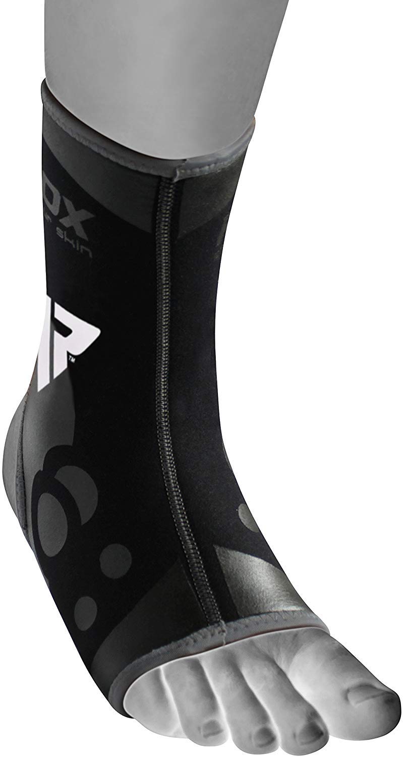 RDX Ankle Support Neoprene Brace Foot Guard Pain MMA Pad Protector (This is Sold as SINGLE ITEM)