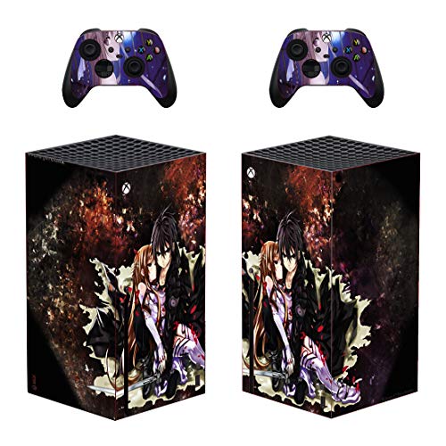 Sword Art Decals Stickers Full Set Faceplate Skin for X-box-One-Series X Protection Kit by KAJAL MANI