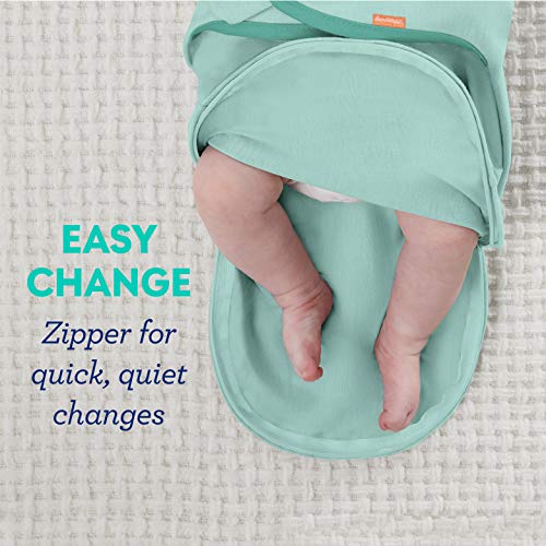 SwaddleMe Luxe Whisper Quiet Swaddle β Size Small/Medium, 0-3 Months, 2-Pack (You Are My Sunshine) Extra-Soft Newborn Swaddle Wrap With Silent Fabric Closure and Bottom Zipper for Diaper Changes