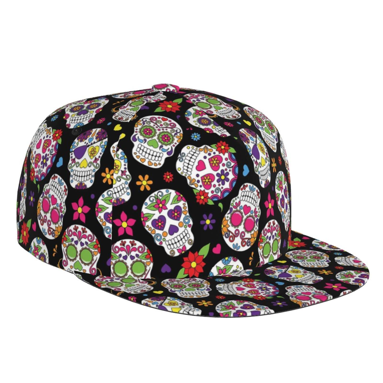 Tegcuid Baseball Cap Hip Hop Snapback Hat Fashion Flat Bill Brim Adjustable Dad Hats for Men Women