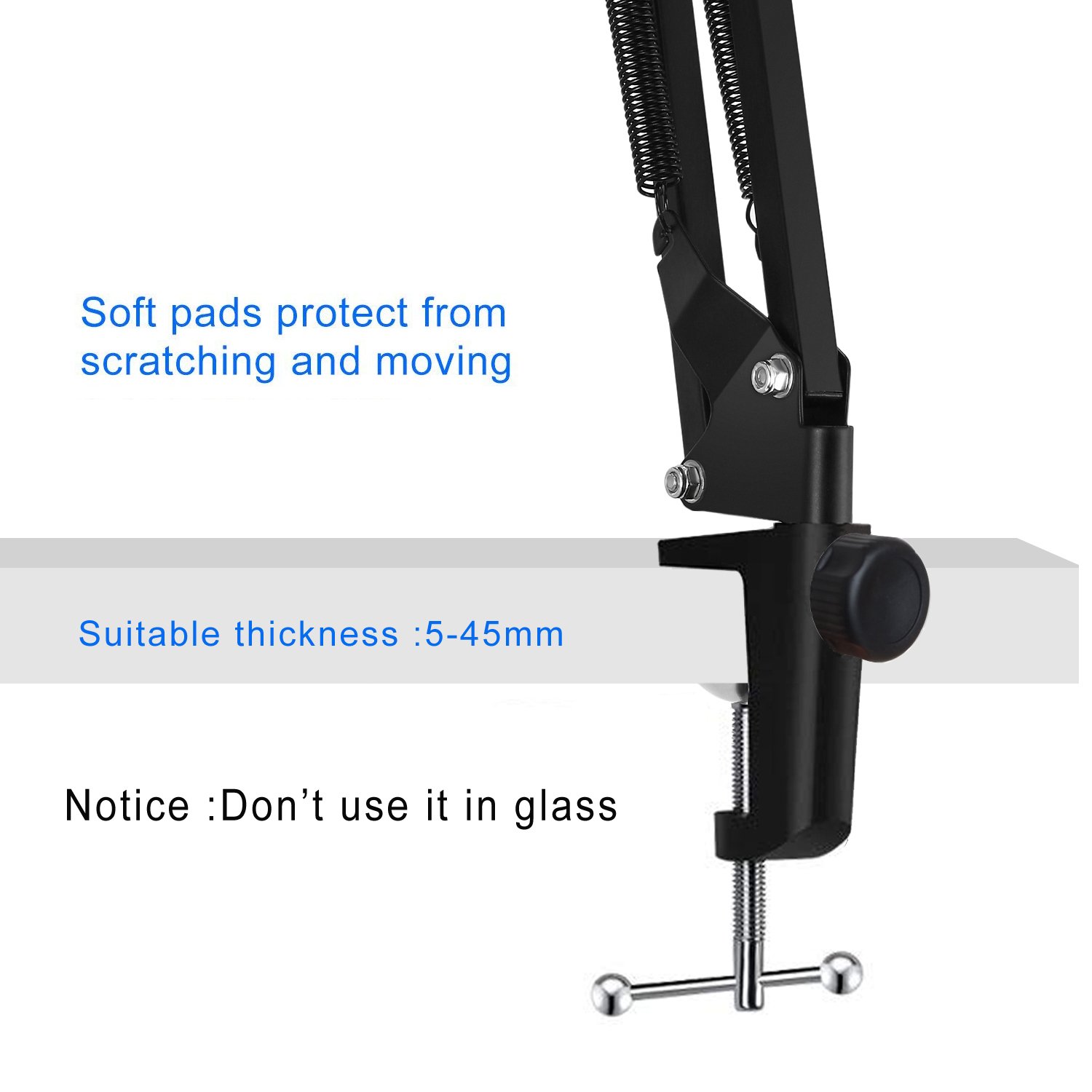 Tablet Arm Mount Stand Holder, Nintendo Switch Stand with Sturdy Aluminum Arm for iPad,iPad air,iphoneX,iphone 8/7,Samsung Galaxy