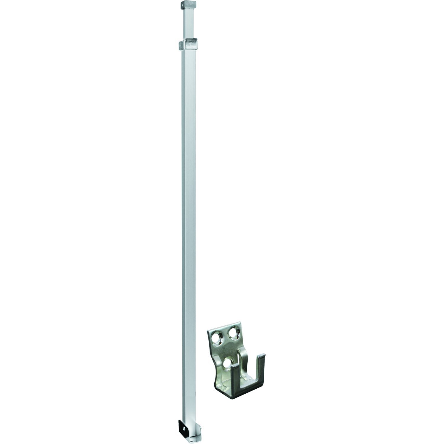 Prime-Line U 9920 Security Bar For Sliding Patio Doors, Adjustable, Aluminum Construction With Aluminum Finish (Single Pack)