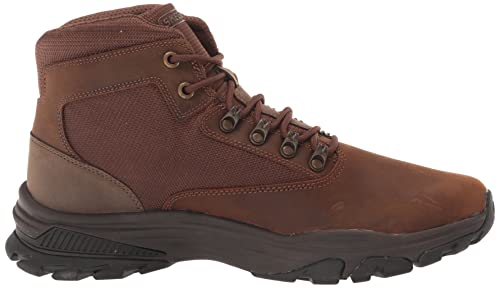 Skechers USA Men's mens Hiking Boot, Brown, 8.5 US