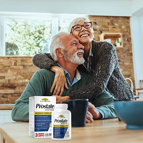 Real Health The Prostate Formula - Prostate Supplements for Men, Prostate Health, Prostate Relief, Saw Palmetto for Men, Prostate Vitamins - 270 Count