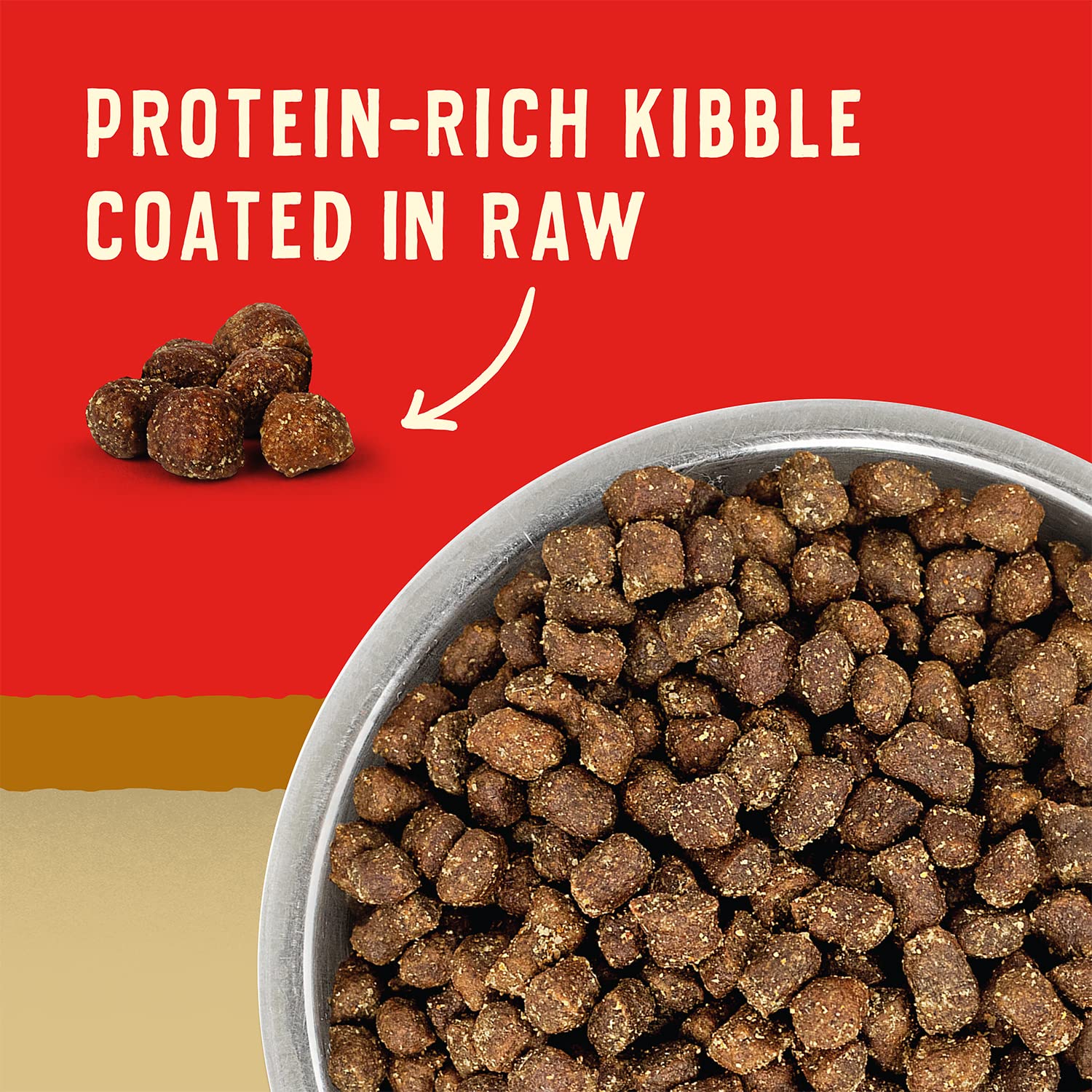 Stella & Chewy's Wild Red Dry Dog Food Raw Coated High Protein Wholesome Grains Prairie Recipe, 3.5 lb. Bag