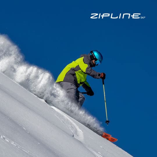 Ski Poles Graphite Carbon Composite - Zipline Blurr 16.0 - U.S. Ski Team Official Supplier (Lime - Blurr XT, 50" in./127 cm)