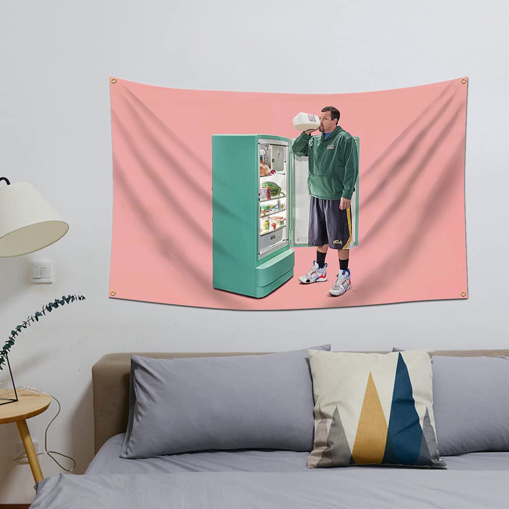 Sandler Flag 3x5 Feet Pink Funny Banner For College Dorm Room Guys Man Cave Frat Bedroom