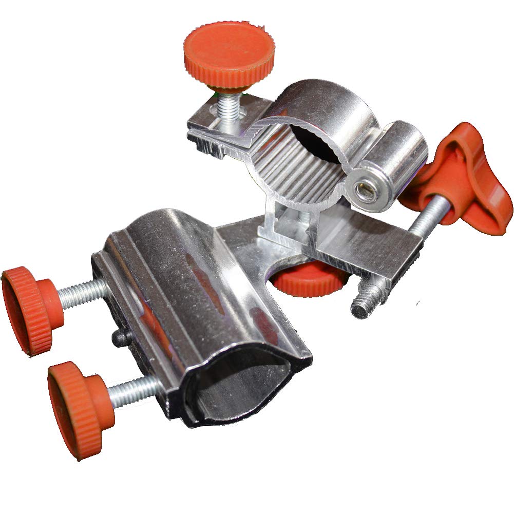 SKYHY224 Fishing Chair Stand Bracket Tackle Tool Aluminum Alloy Single Support Adjustable Clamp Portable Multifunctional d Rack Holder Accessories Durable Mount(Orange)