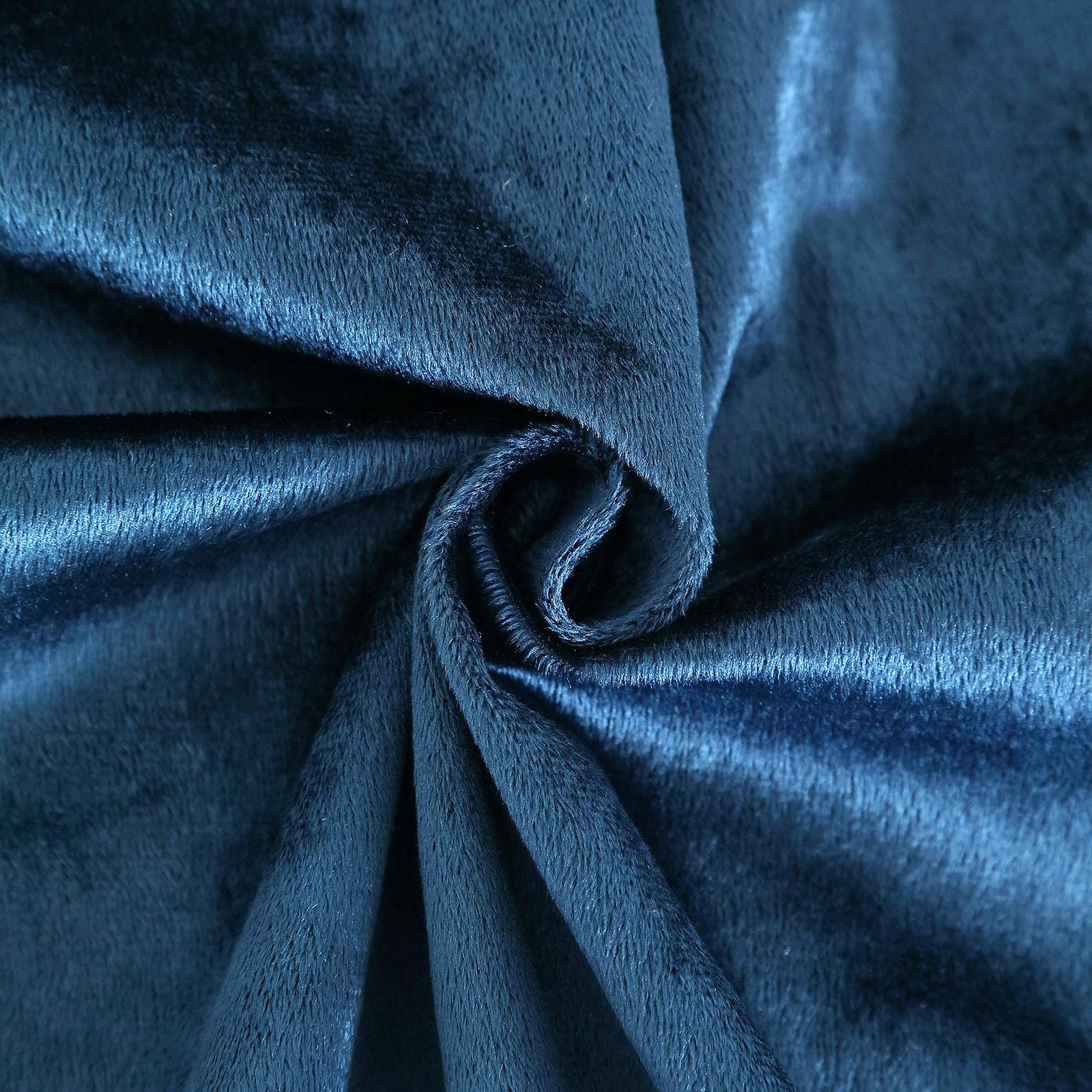 Tableclothsfactory 72"x 72" Navy Blue Premium Velvet Square Table Overlay Square Tablecloth Cover for Wedding Party Event Banquet