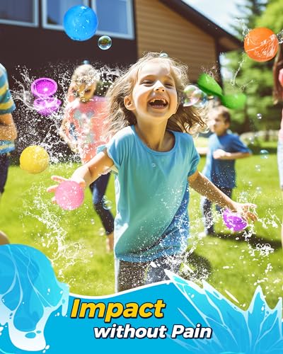 Tlitlimom Reusable Water Splash Balloon, 1 Count, Outdoor, Unisex, Suitable for Swimming Pool, Beach, Park, Yard, No Clean Hassle, Easy to Fill, Mesh Bag Included, Unique Design