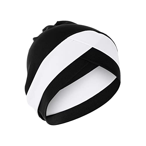 Women Splicing Model Hat Beading Hat Muslim Ruffle Cancer Chemo Hat Wrap Cap Scarf Gloves Hat Set Light