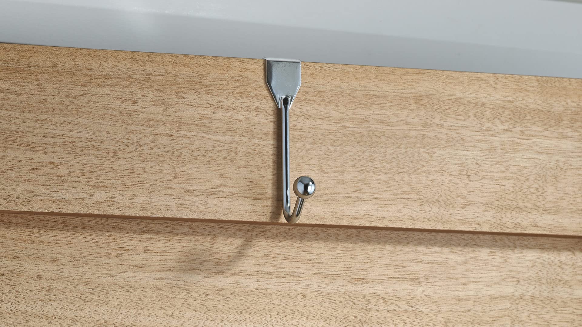 Richelieu Hardware BP99844140 Utility Over The Door Metal Hook, 1 in (25.5 mm), Chrome