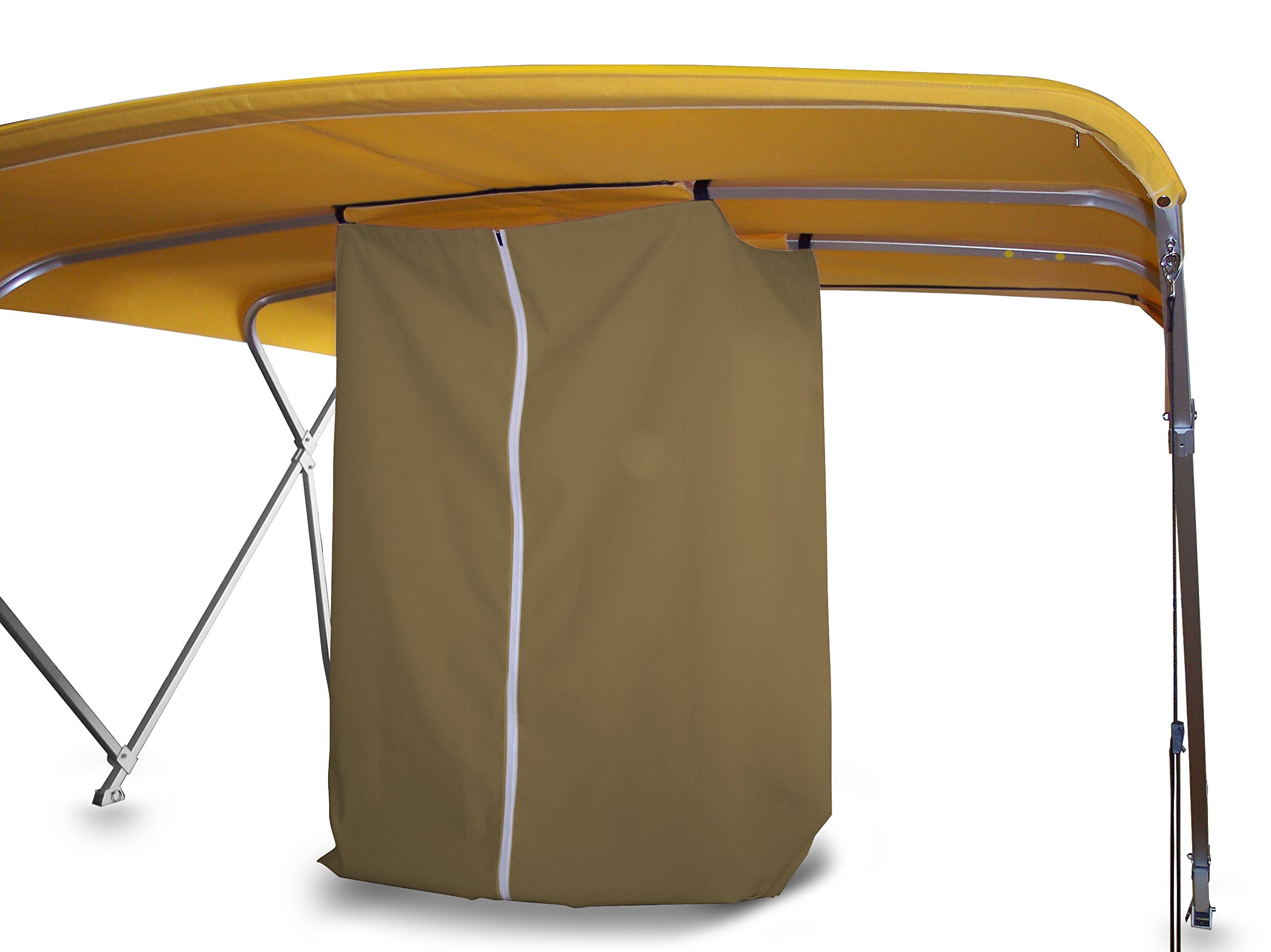 Privacy Station - Drop Down for Bimini Top (tan)