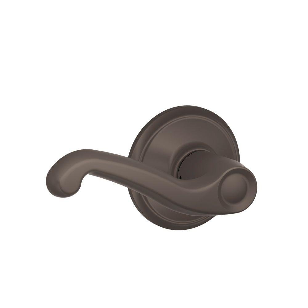 SCHLAGE F40FLA613 Flair Privacy Lever, Oil Rubbed Bronze
