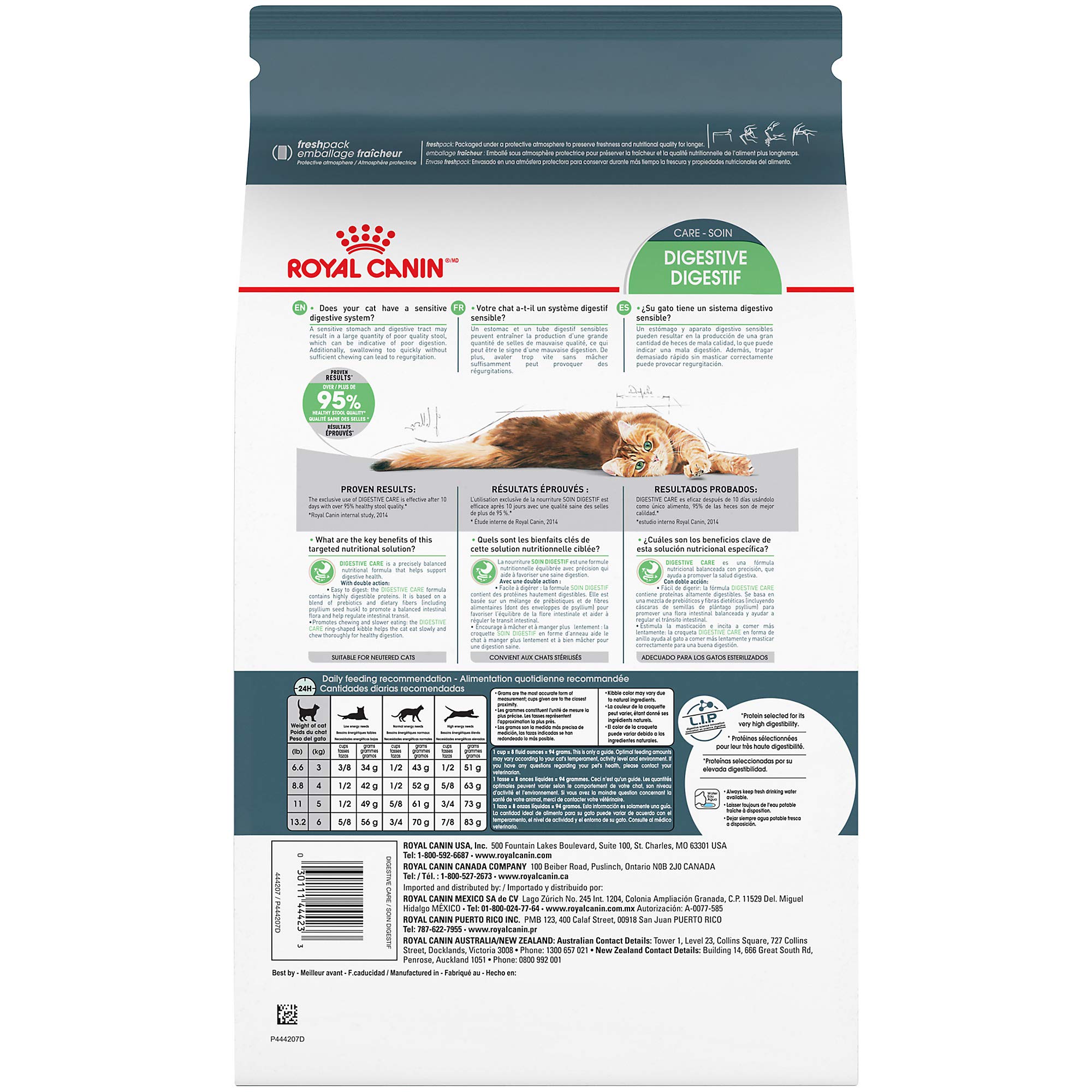 Royal Canin Digestive and Weight Management Cat Food Bundle (6 lb Bag + 24 Cans)