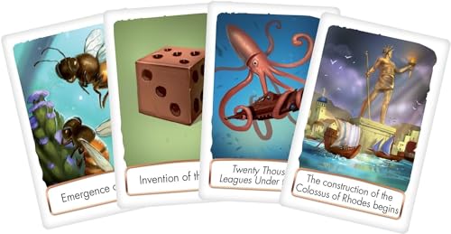 Timeline Classic Card Game - Test Your Knowledge Across Various Historical Themes! Fun Educational Trivia Game for Kids & Adults, Ages 8+, 2-6 Players, 15 Minute Playtime, Made by Zygomatic