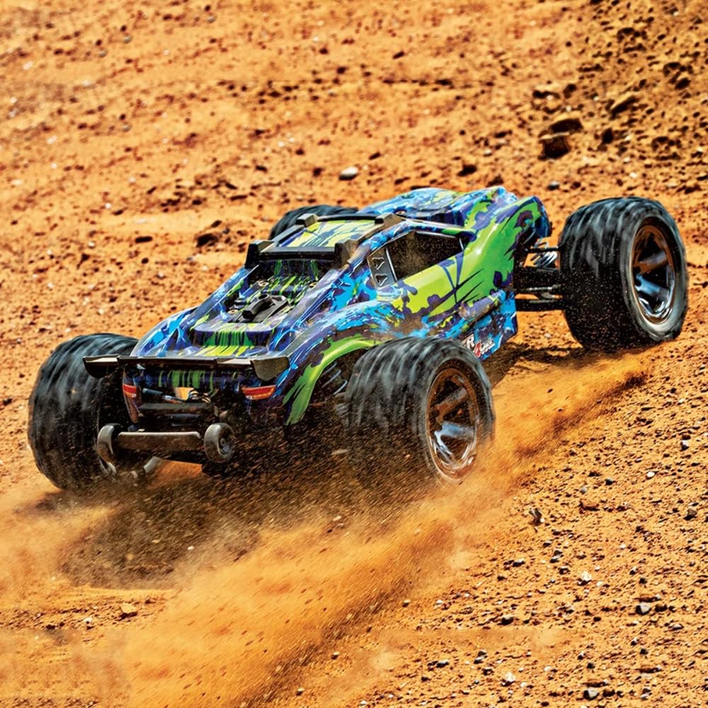 Traxxas Rustler 4x4 VXL, Brushless RC Truck, 65+ mph, Green