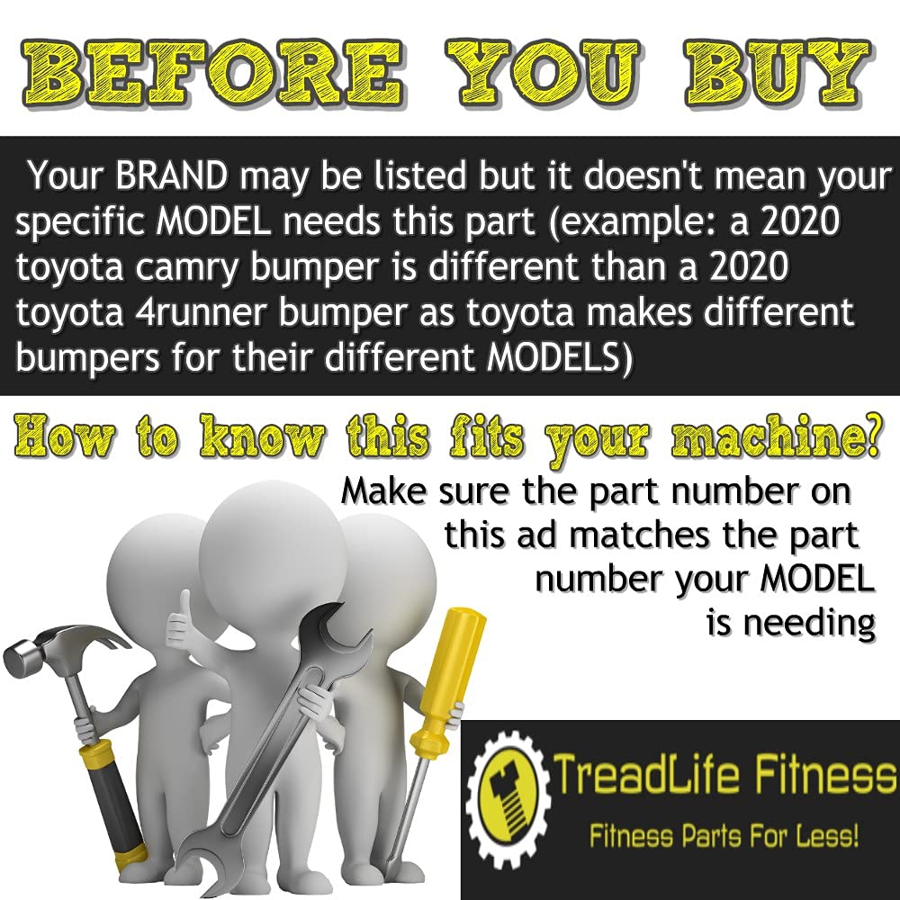 TreadLife Fitness Resistance Motor - Part #308036 - Replacement for: Nordictrack, Proform, GoldsGym, Freemotion, and MORE