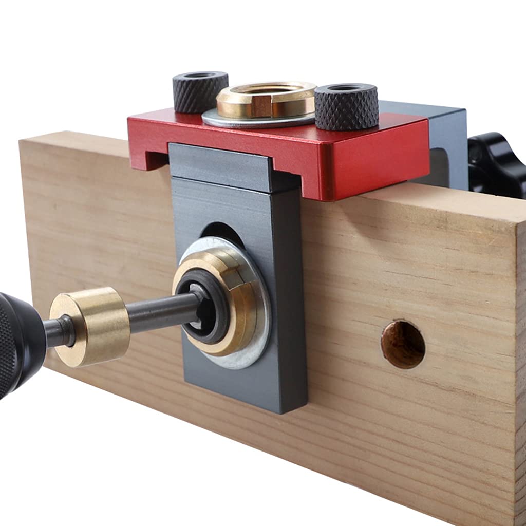 Self Centering Dowel Jig Kit Woodworking Center Finding Doweling Drill Guide Jig Kit Precise Locator Dowel Jig Locator Drill Template Guide