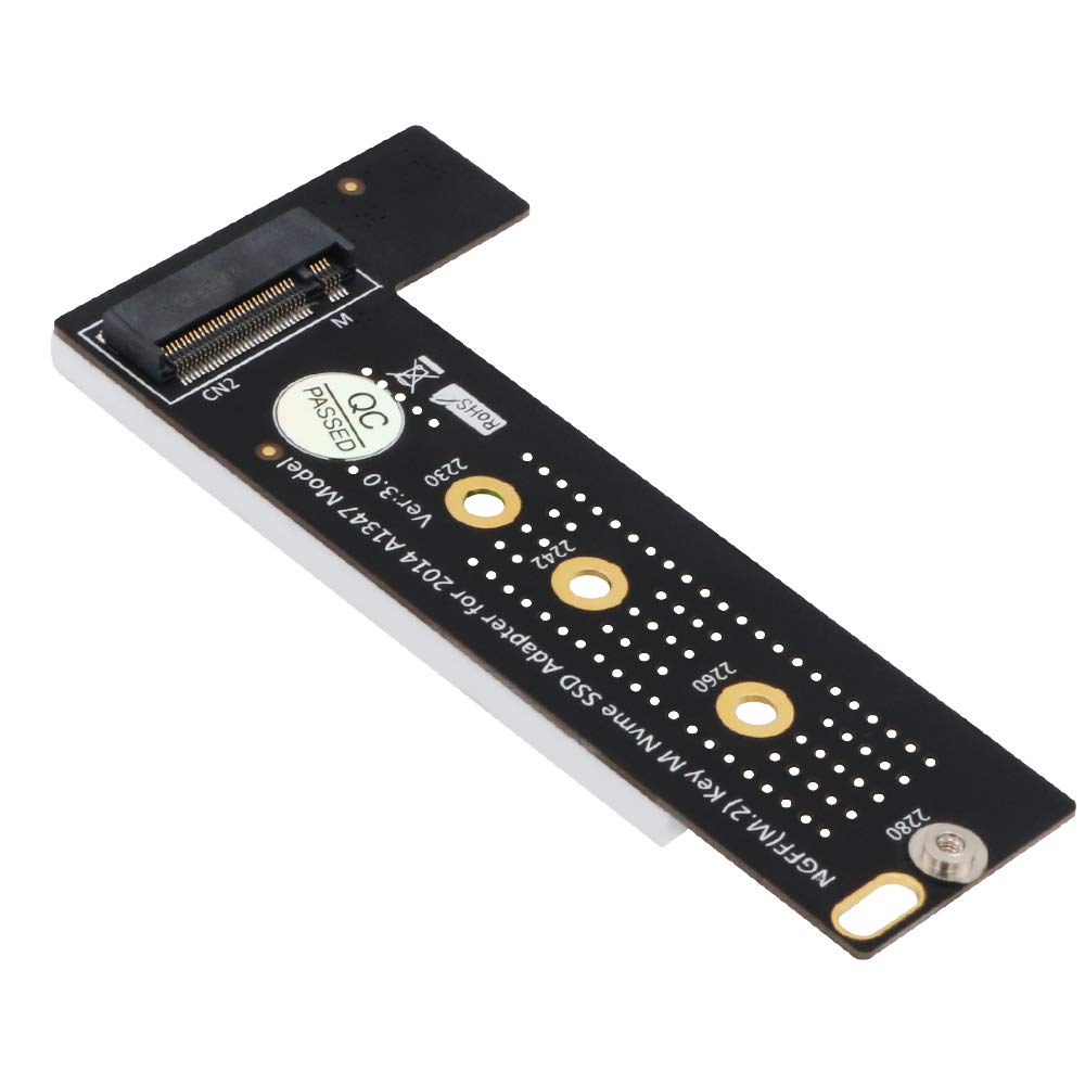 Timack M.2 NGFF M-Key NVME SSD Converter Card Adapter for 2014 MacBook Mini A1347 MEGEN2 MEGEM2 MEGEQ2 NVME SSD