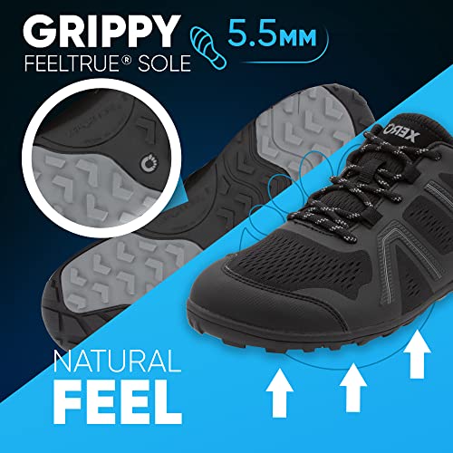 Xero Shoes Men's Mesa Trail, Black, 9