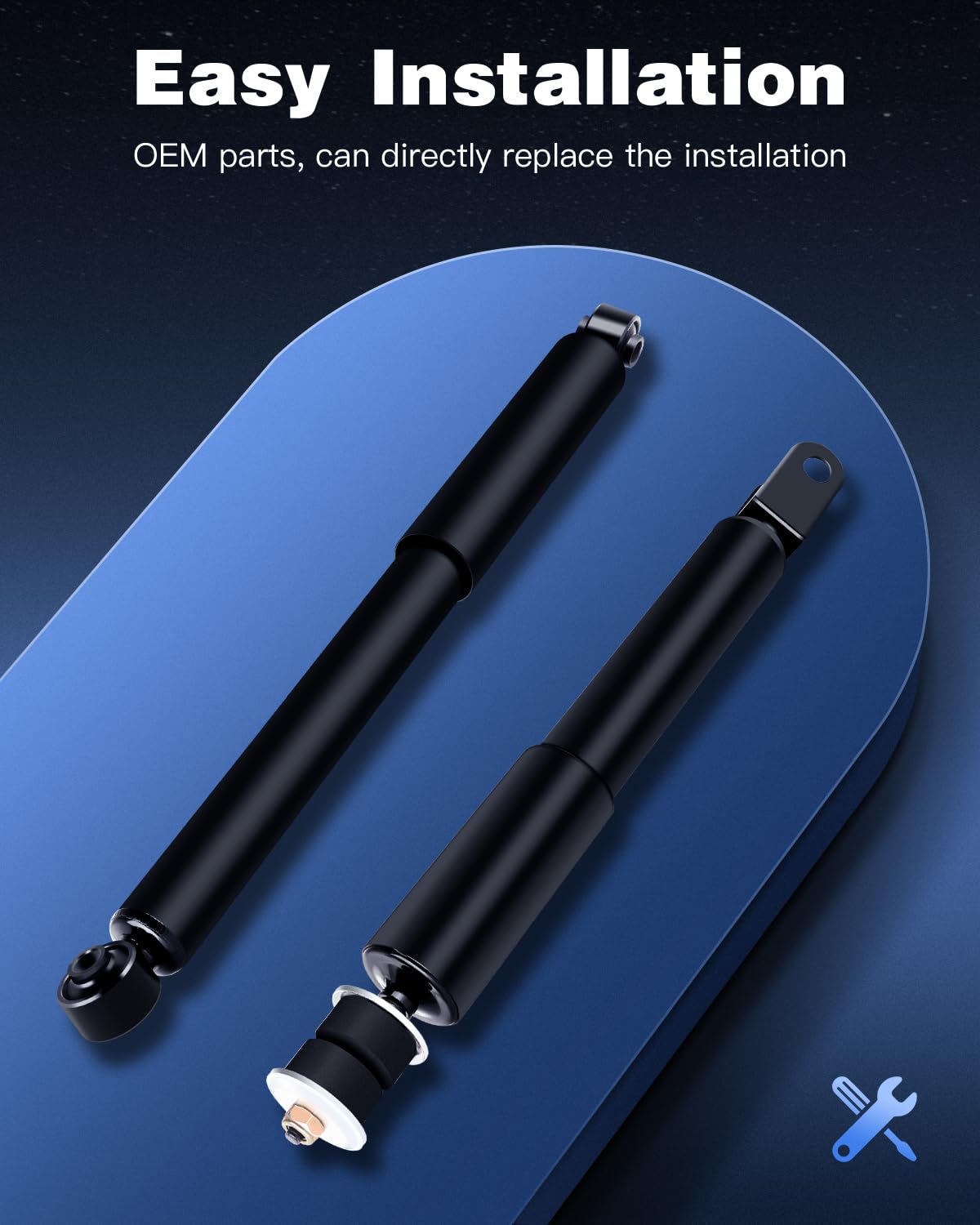 Shocks,ECCPP 4x Front Rear Shocks Absorbers for Chevy/for GMC fits 2002-2006 for Chevy Avalanche 1500/for Chevy Suburban 1500/C-hevy Tahoe/G-MC Yukon/G-MC Yukon XL 1500 344381 344384 Auto Shocks Sets