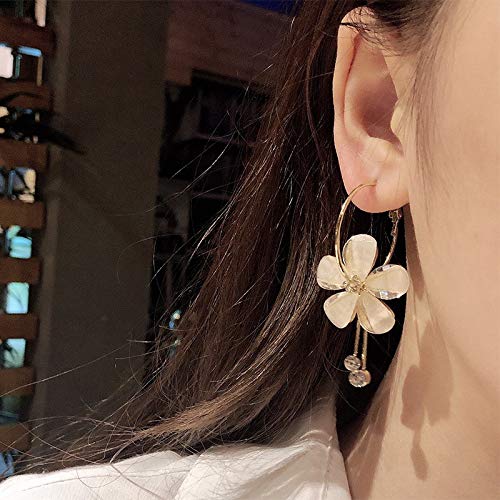 TERRYYO Women's Dangle Earrings - 3 Pairs, Hypoallergenic, Stainless Steel, 14K Gold Plated, Lightweight, Easy to Wear, Ideal for Any Occasion