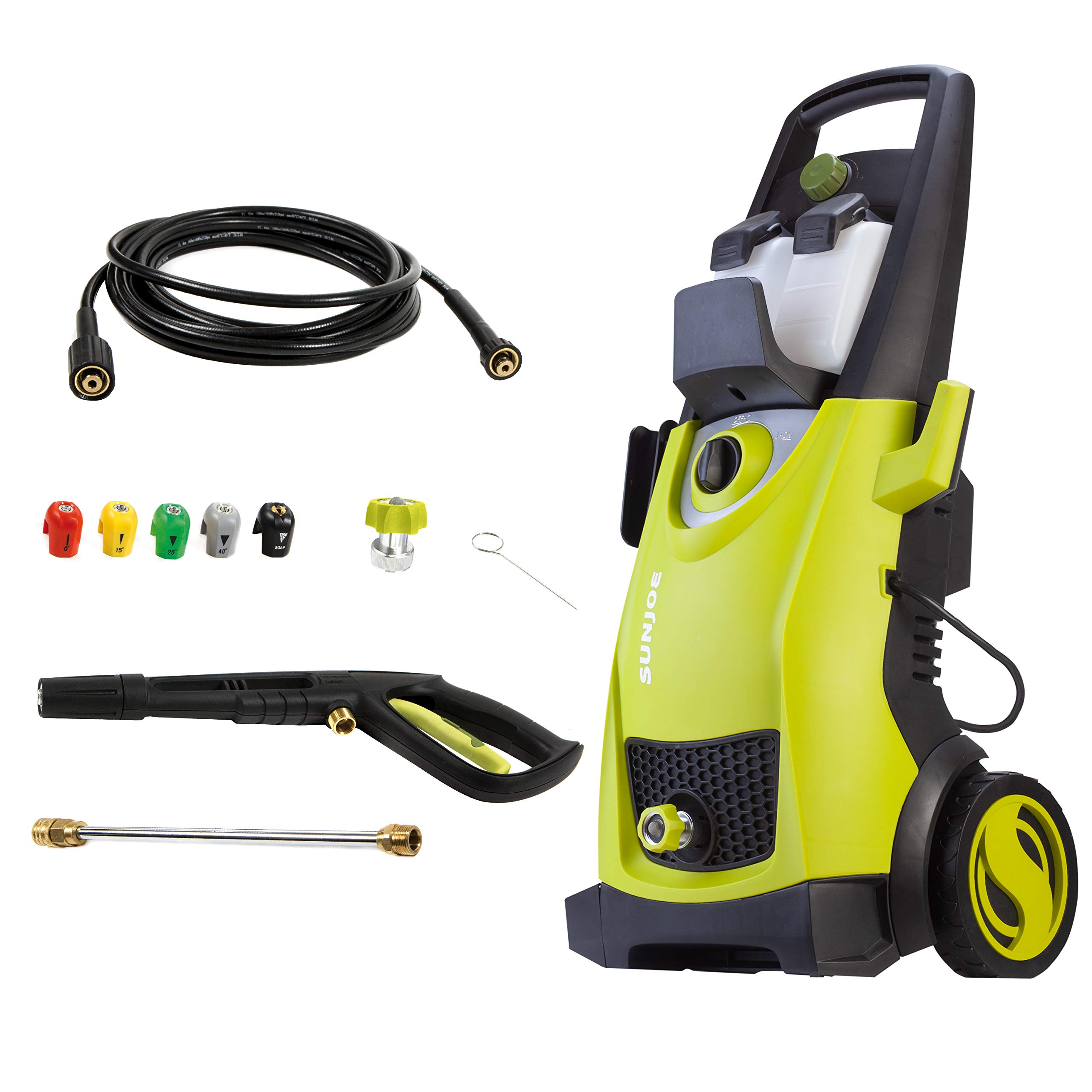 Sun Joe SPX3000 2030 Max PSI 1.76 GPM 14.5-Amp Electric Pressure Washer & Karcher Multi-Purpose Cleaning Pressure Power Washer Detergent Soap, 1 Gallon
