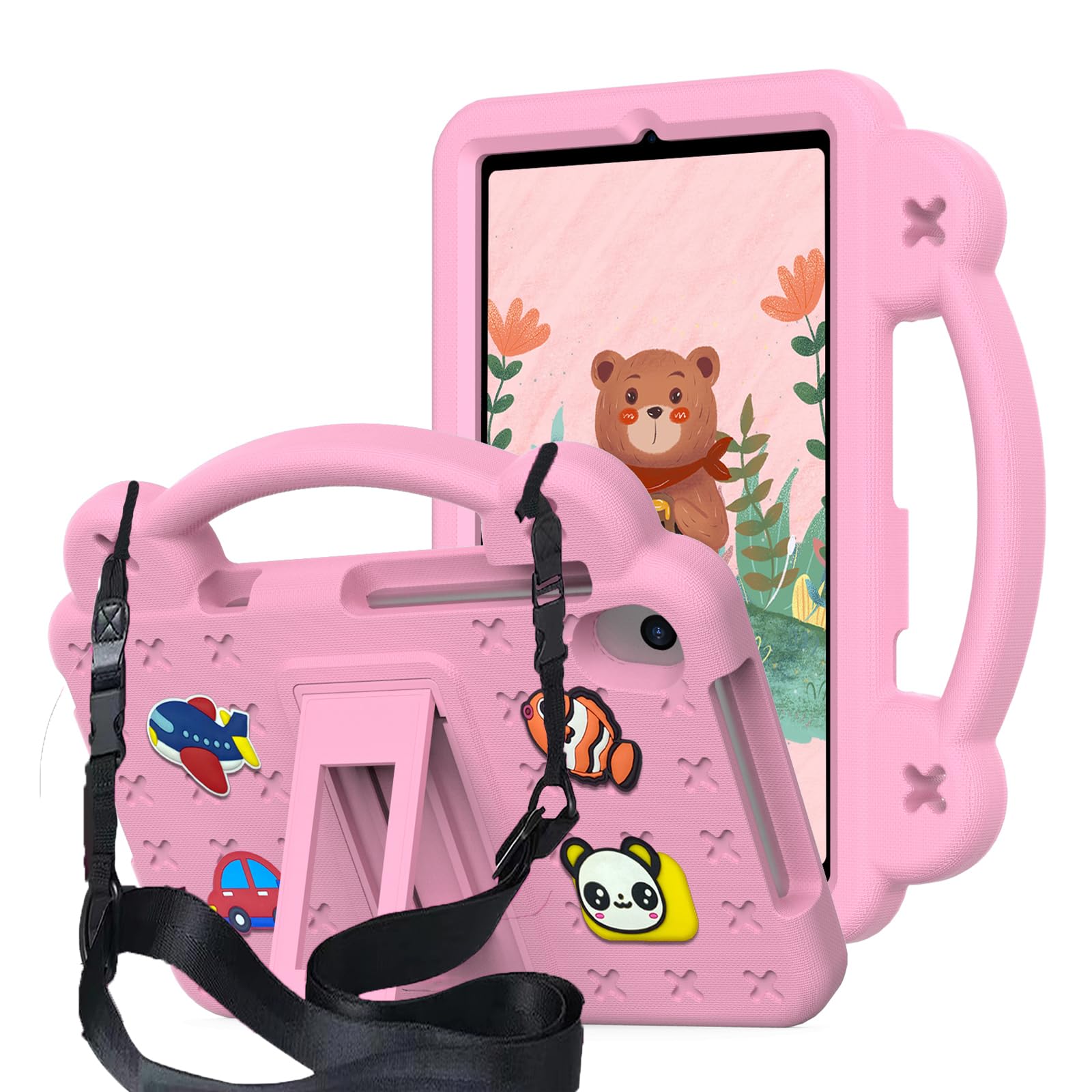 TCL Tab 8 LE Case for Kids 9137W,YLDZSH for TCL Tab 8 WiFi Tablet Case 9132X Soft Silicone Hard Back Hybrid Case for TCL Tab 8 Tablet (Navy Green)