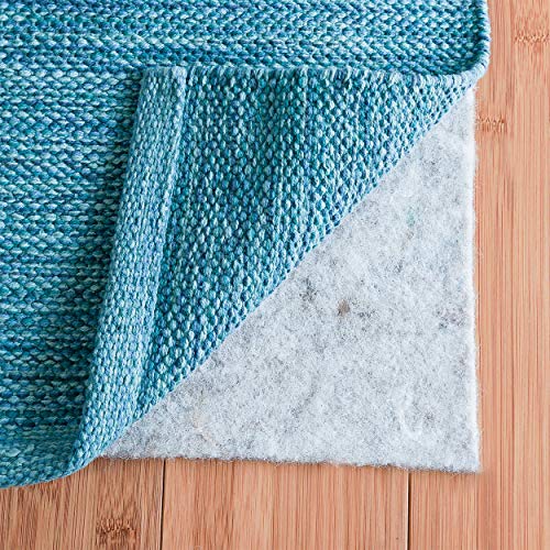 RUGPADUSA - Basics - 8'x10' - 3/8" Thick - 100% Felt - Protective Cushioning Rug Pad - Safe for All Floors and Finishes including Hardwoods