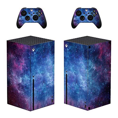 Vinyl Skin Sticker Cover Decal for Microsoft X-box-Series-X Console and Remote Controllers Paysage Color HD Printing (only fit X-box-Series-X )