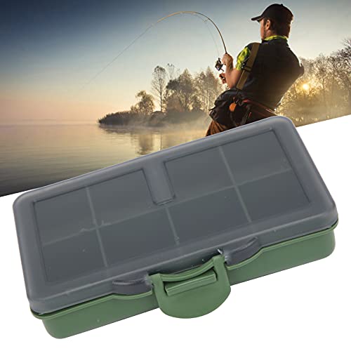 xianshi Mini Storage Box for Fishing, Light Weight Tackle Storage Box with PP Plastic Material for Organizing Fishing Accessories for Carp Anglers(8 Cells)