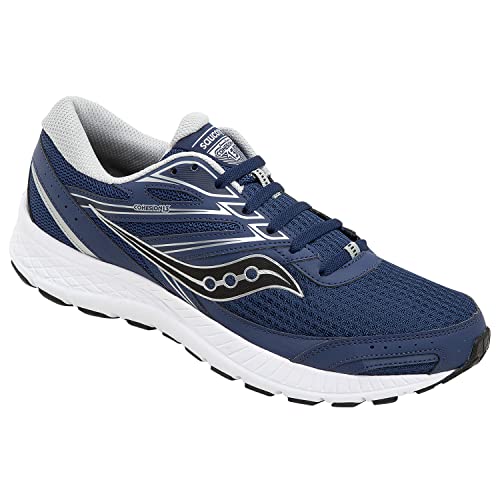 Saucony Men's Cohesion 13 Shoe Navy/Grey 12 D