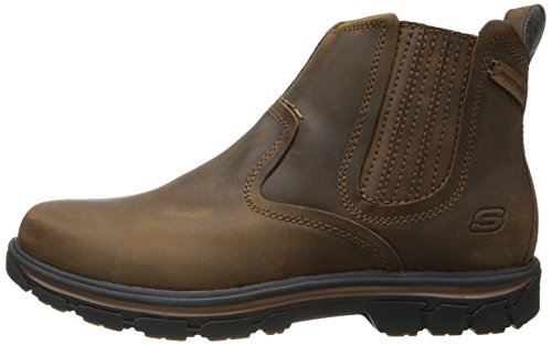 Skechers Men's Relaxed Fit Segment - Dorton Boot,Dark Brown,11 M US