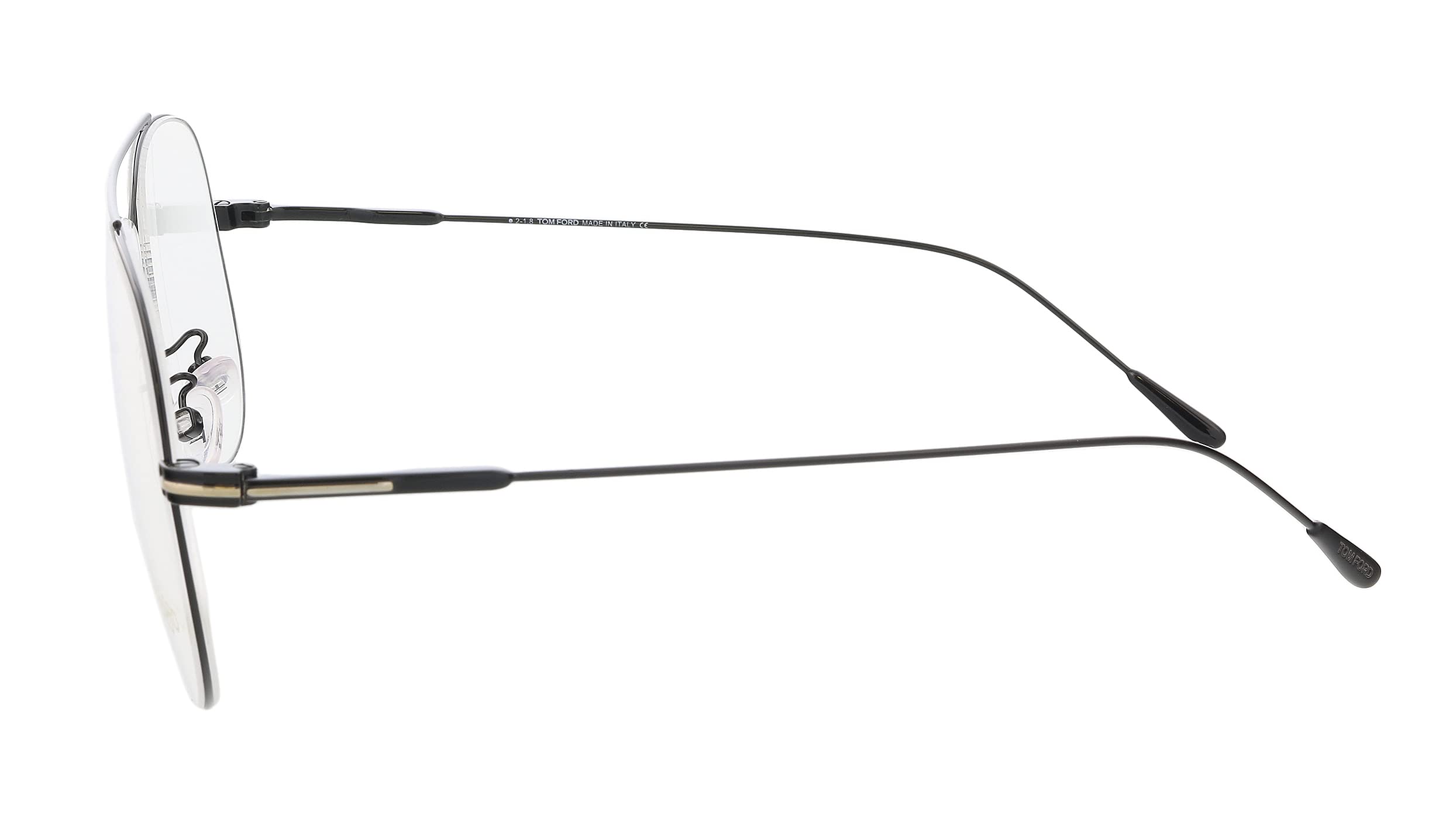 Tom Ford Criss-Cross Eyeglasses TF5531 001 Black/Gold 56mm 5531
