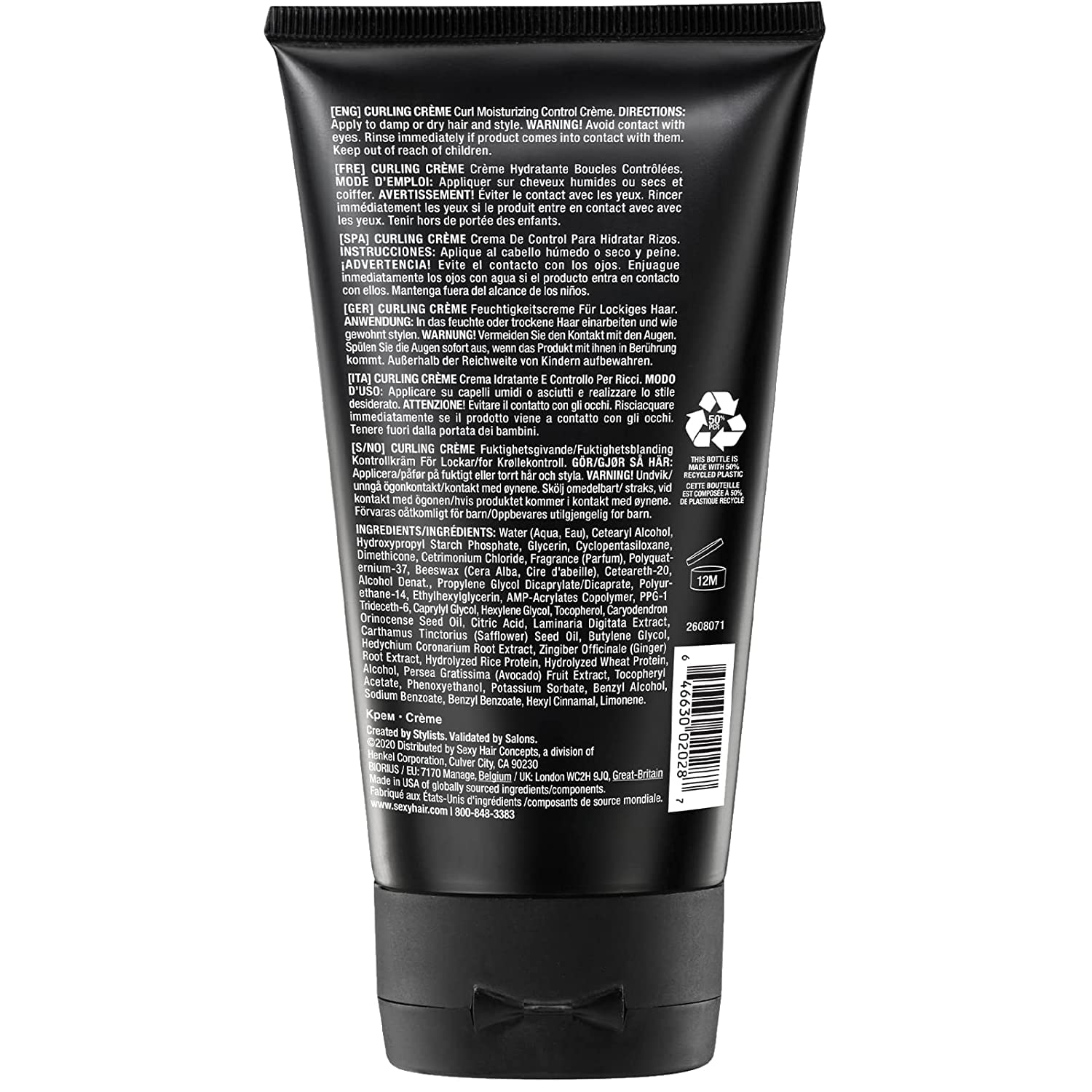 SexyHair Style Slept In Texture Cream, 5.1 Oz | Soft Texture and Control | Lightweight and Adds Shine | Washes Out Easily