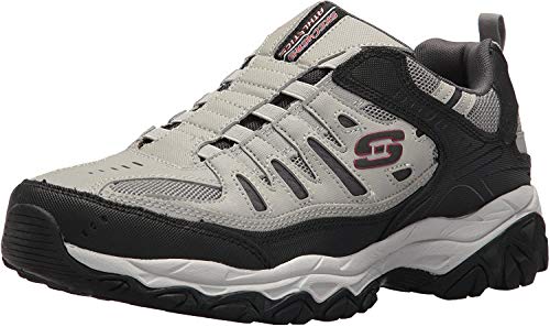 Skechers mens After Burn M. Fit Loafer, Black/Charcoal, 12 US, 51866-076