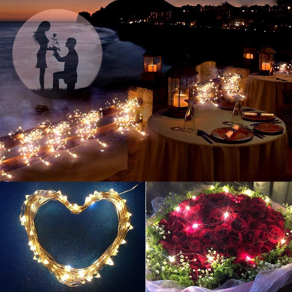 Solar Powered String Lights, 200 LED Copper Wire Fairy Lights 72ft Waterproof Solar Decoration Lights Indoor Outdoor Garden Dancing, Party (Warm White)