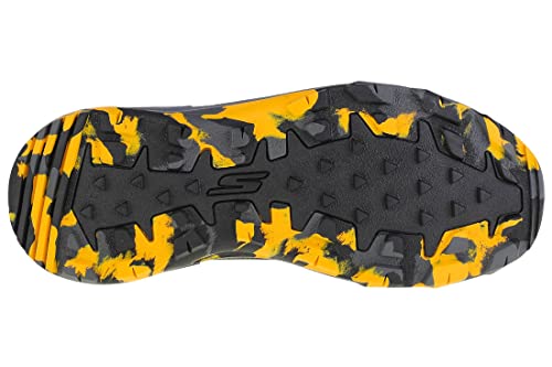 Skechers mens Go Run Trail Altitude - Marble Sneaker, Black/Yellow, 9.5 US