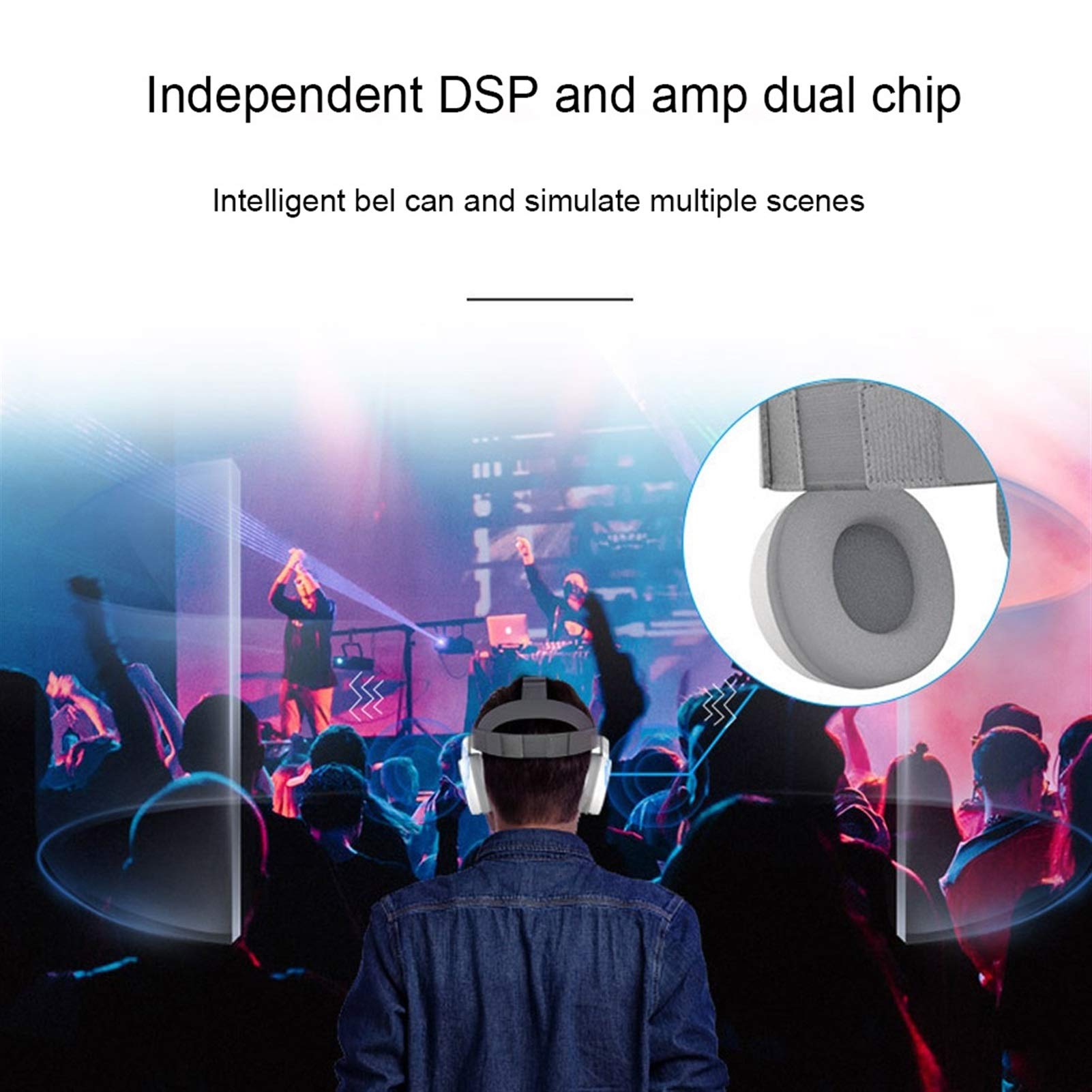 Soft & Comfortable New 3D VR Glasses VR Headset Virtual Reality Headsets VR Goggles Glasses HD Lens for 3D VR Movies Video Games for IPhone 12/11/X/8/7/6 for Samsung S10/S9/Note10/9 Android Phones, 4.