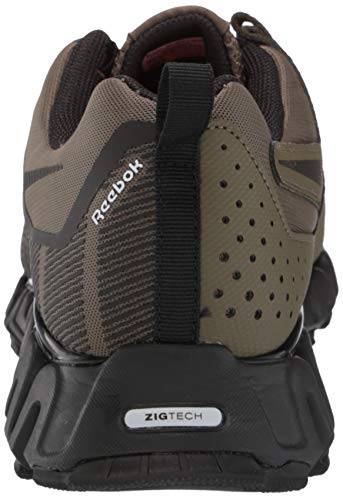 Reebok Men's ZigWild TR 6 Trail Running Shoe, Army Green/Black/White, 9