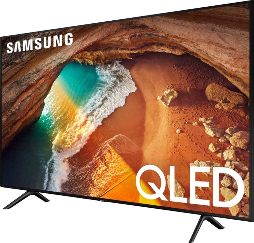 SAMSUNG QN65Q60RAFXZA Flat 65" QLED 4K Q60 Series (2019) Ultra HD Smart TV with HDR and Alexa Compatibility