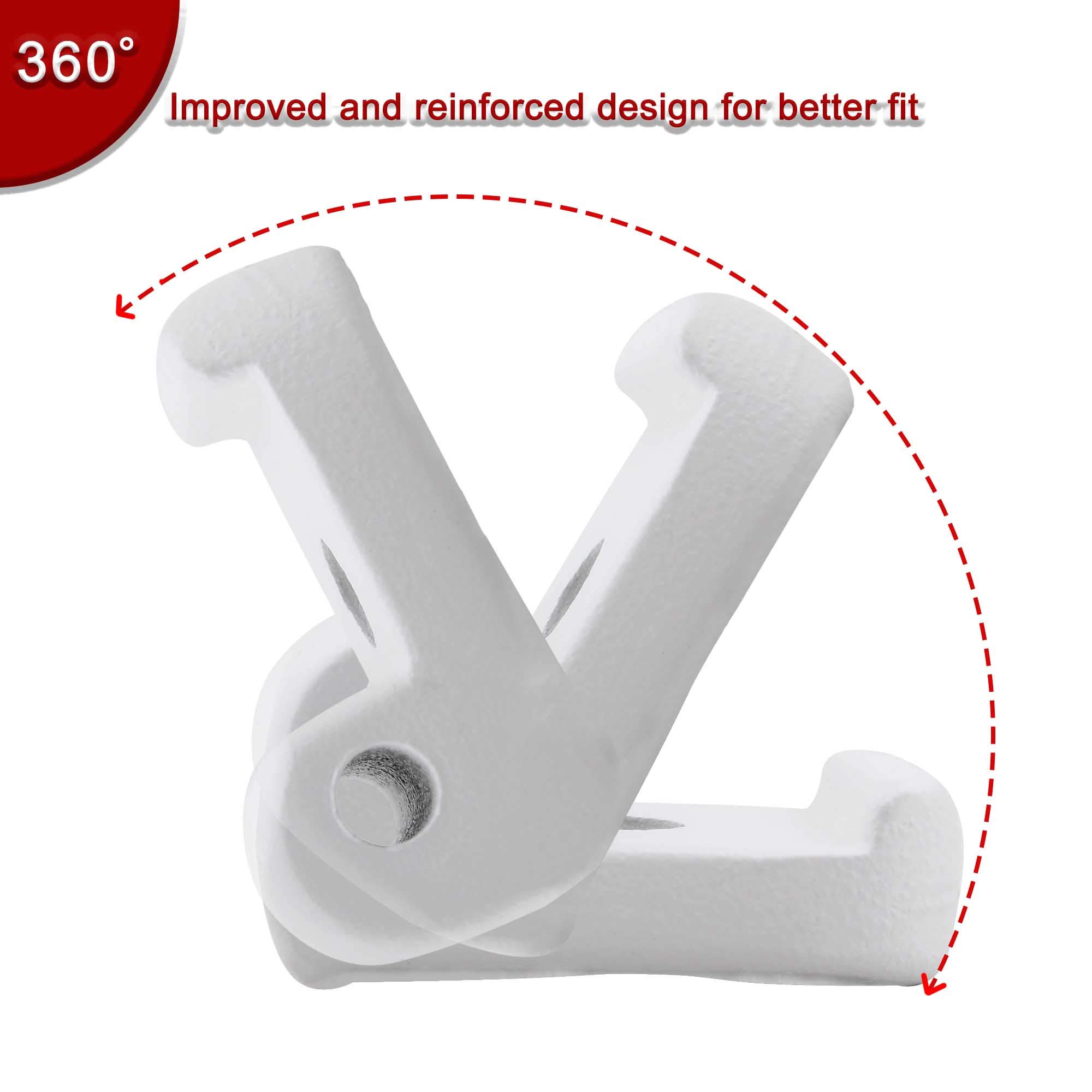 TOMALL Hook Lock Buckle Folding Hook Replacement for Xiaomi Mijia M365 Electric Scooter White