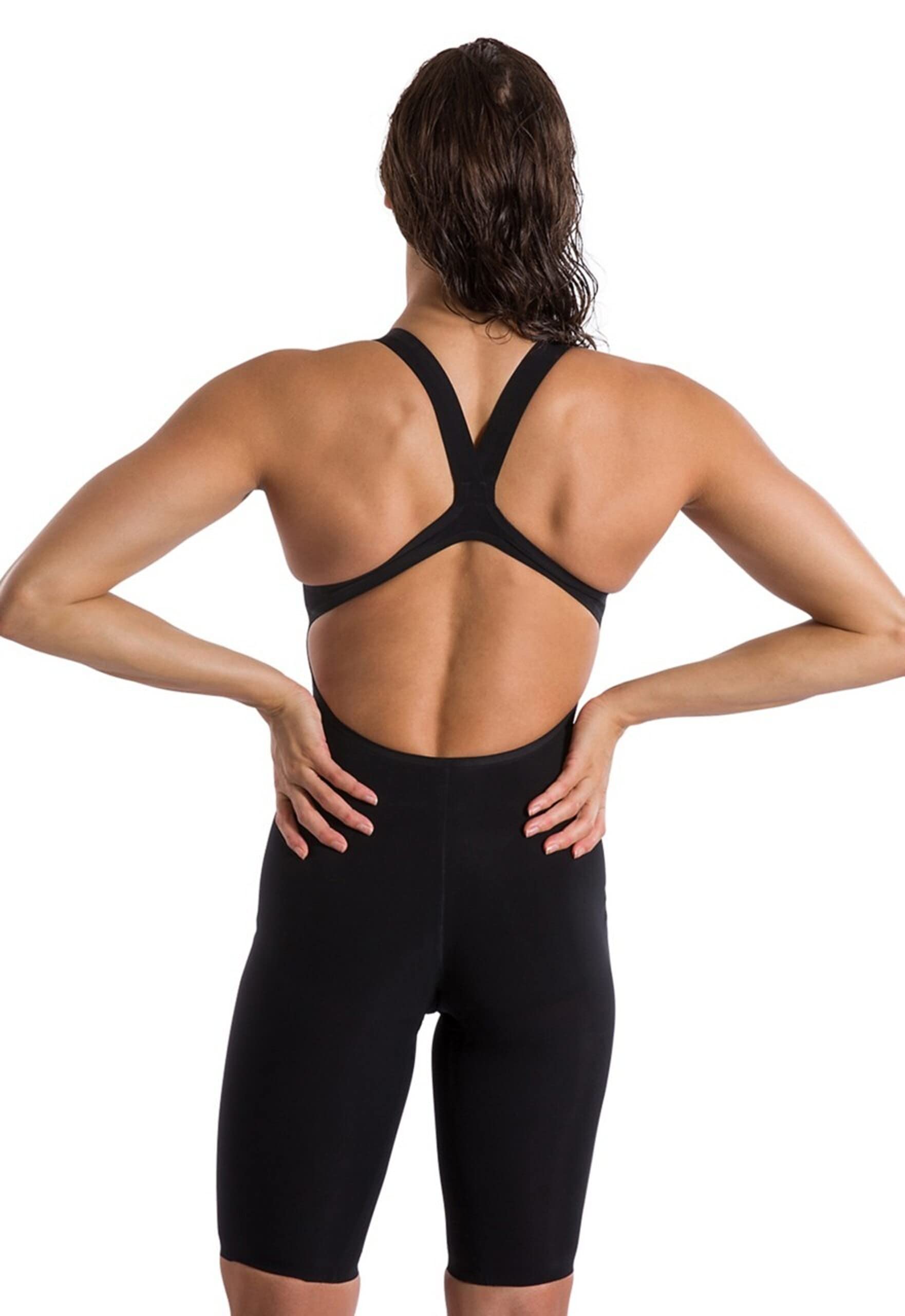 Speedo 8772400200123 Valor Open Back Kneeskin SPEEDO Black 23