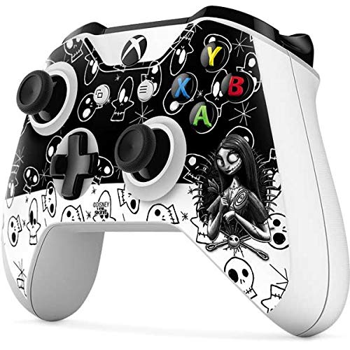 Skinit Decal Gaming Skin Compatible with Xbox One S Controller - Officially Licensed Disney The Nightmare Before Christmas Sally Art Design