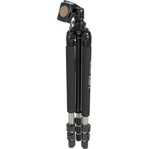 Slik Pro 700 DX Tripod with 700DX 3-Way, Pan-and-Tilt Head (Titanium) with Vello Three-Axis Bubble Level Bundle
