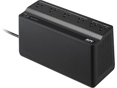 SCHNEIDER ELECTRIC BN450M-CA APC Back-UPS, 6 Outlets, 450VA, 120V, Retail