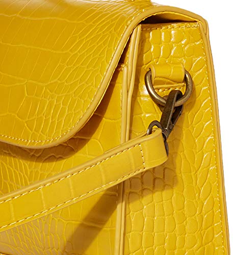 The Drop Women's Diana Top Handle Cross Body Bag Accessory, Sunflower, One Size