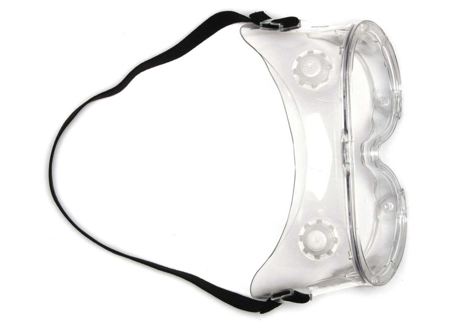 Pyramex Safety Chemical Splash Goggles, Black Strap, One Size (G204)