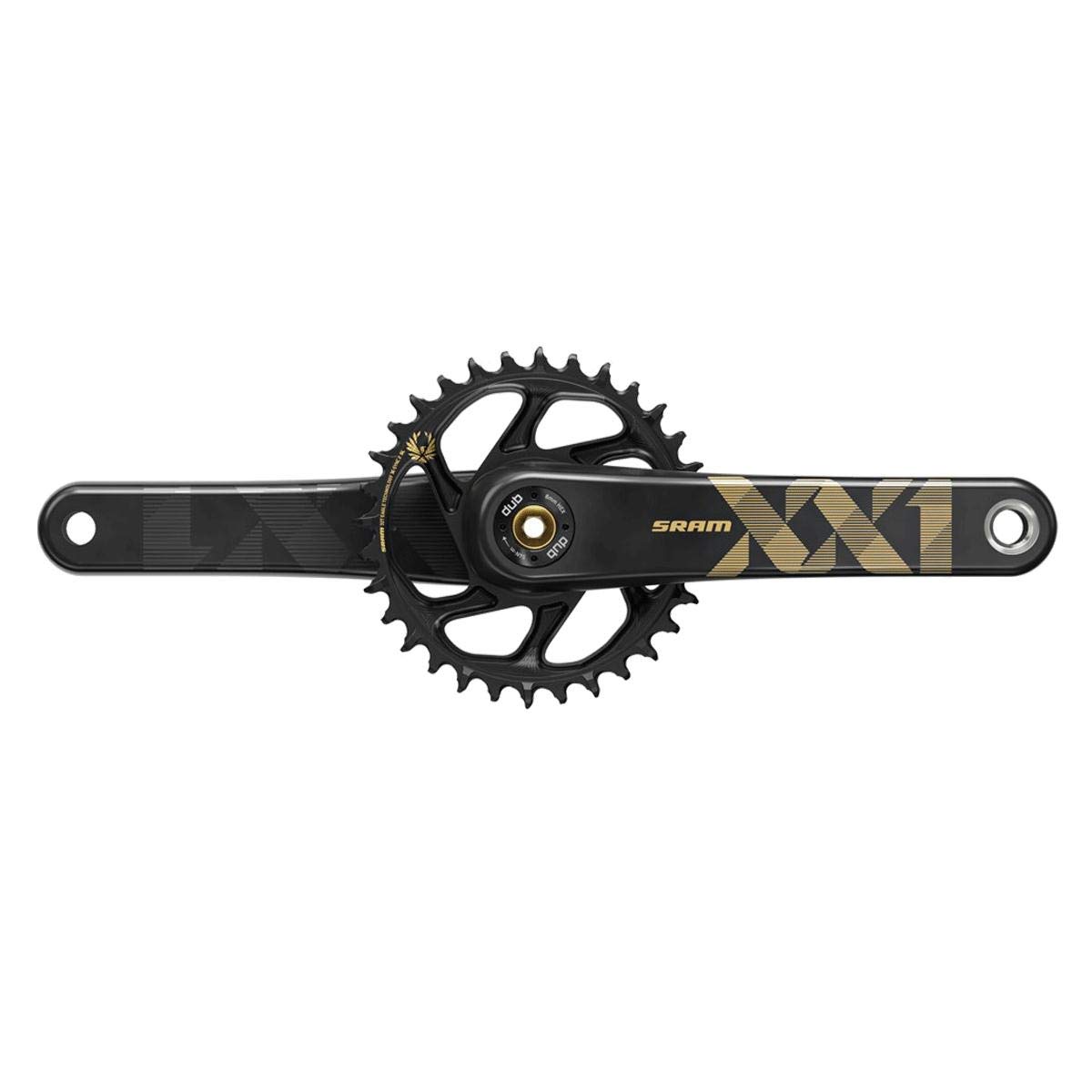 SRAM XX1 Eagle Carbon Boost Crankset - 175mm, 12-Speed, 34t, Direct Mount, DUB Spindle Interface, Black